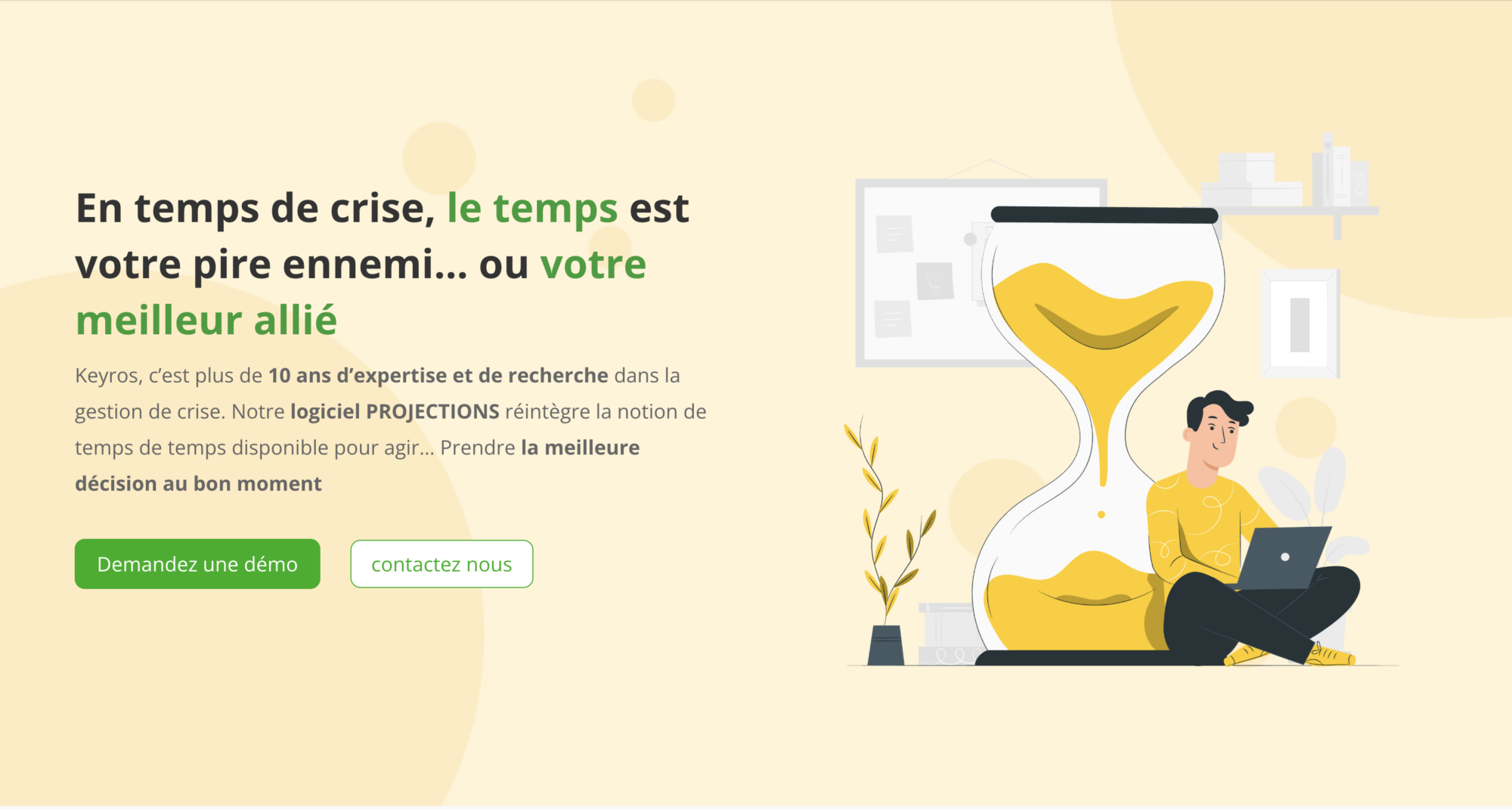 Keyros - in times of crisis, make time your ally